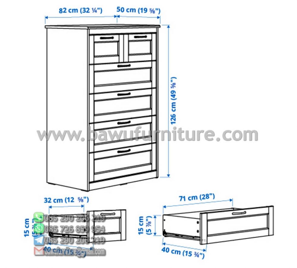Drawer Kayu Jati Jepara Desain Minimalis Terbaru Murah | Podium Mimbar ...