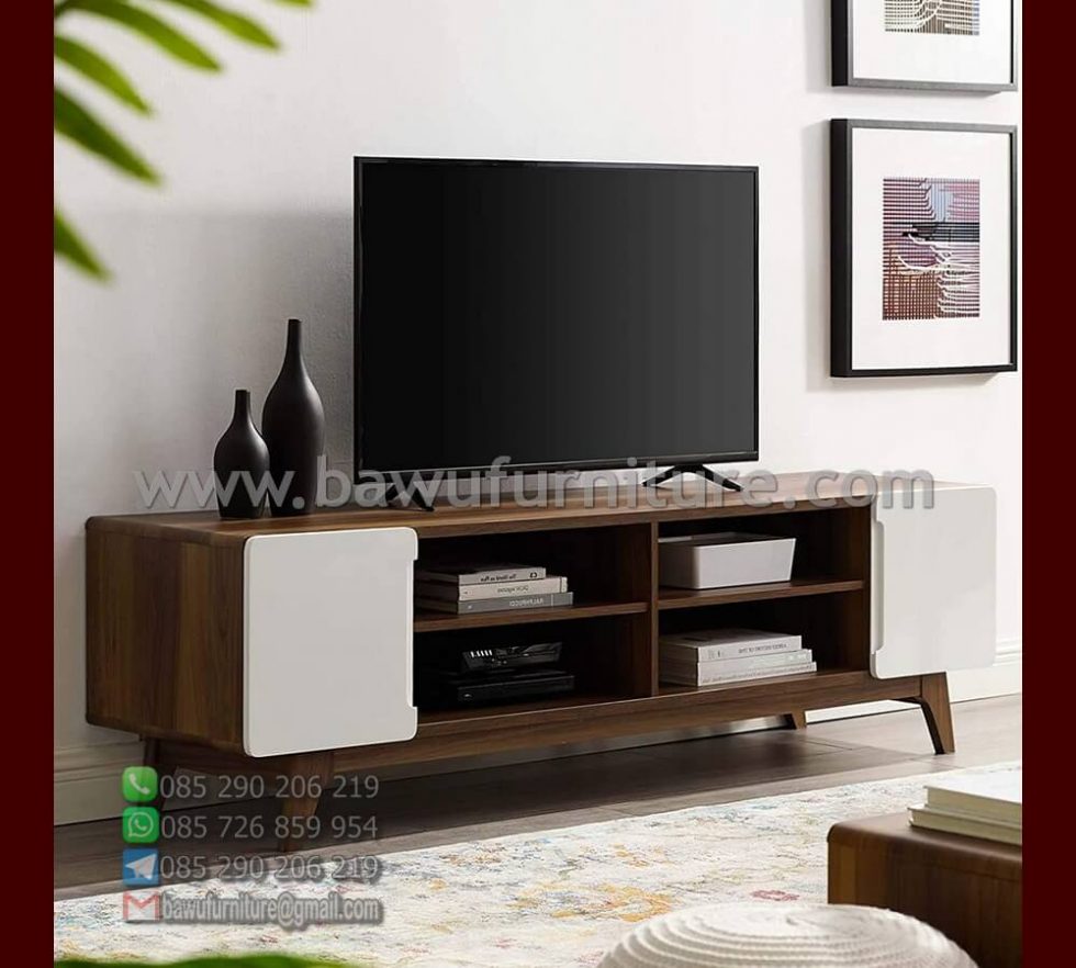 Meja TV Jati Terbaru Model Minimalis Modern Jepara | Podium Mimbar ...