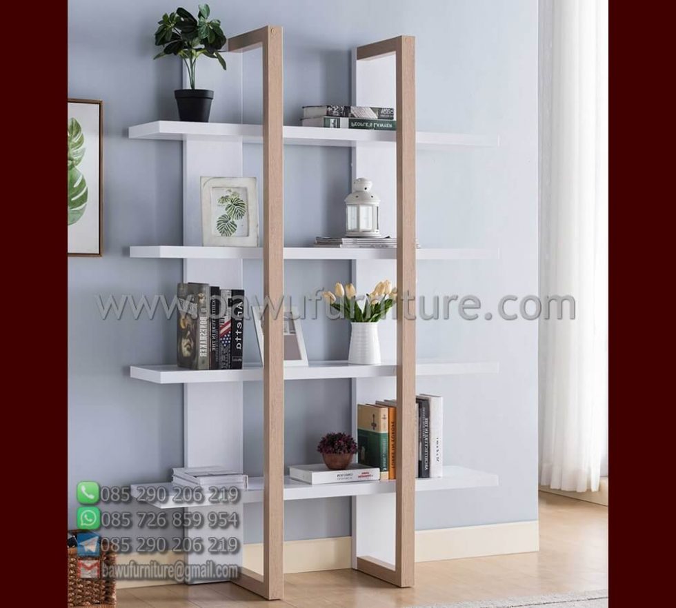 Rak Buku Minimalis Modern Model Terbaru Jepara Murah | Podium Mimbar ...