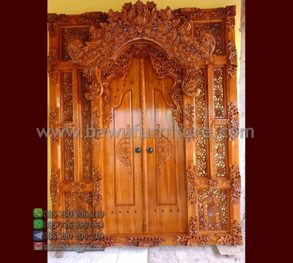 Pintu Gebyok Bali Dari Kayu Jati Murah | Podium Mimbar Pidato Minimalis ...