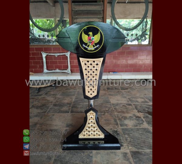 Podium Pidato Lambang Garuda Minimalis | Podium Mimbar Pidato Minimalis ...
