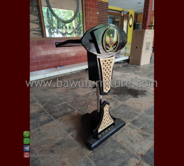 Podium Pidato Lambang Garuda Minimalis | Podium Mimbar Pidato Minimalis ...