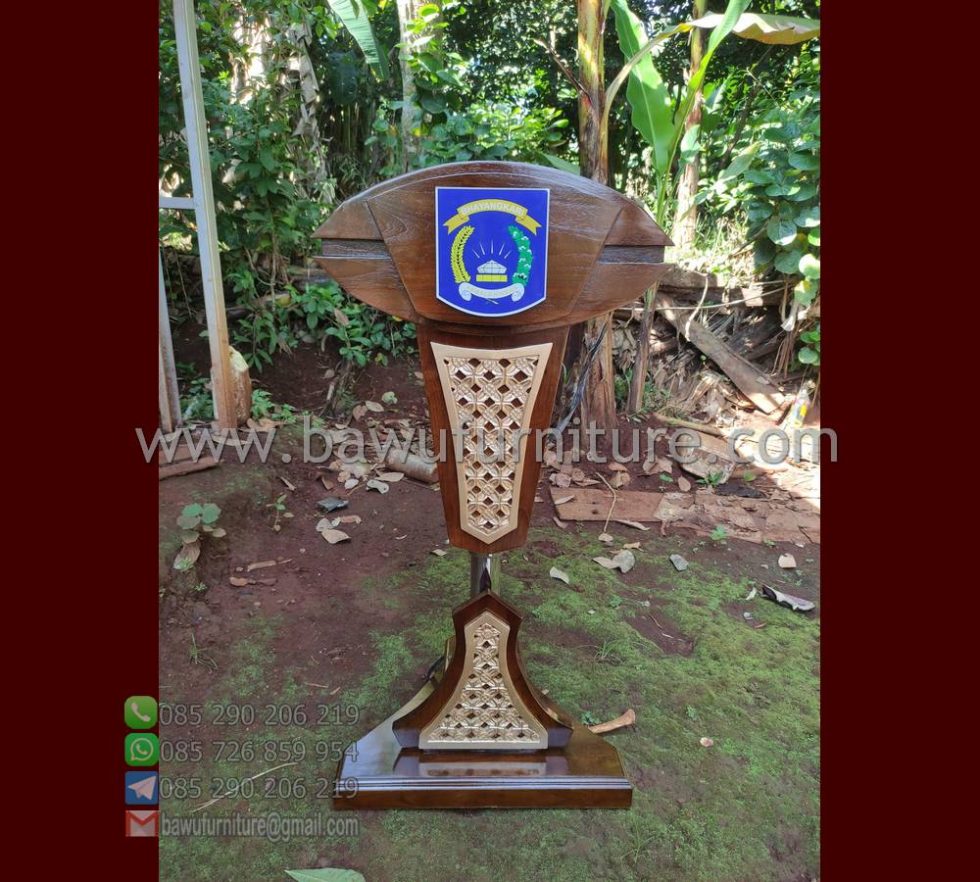 Podium Bhayangkari Kemala Hikmah Minimalis | Podium Mimbar Pidato ...